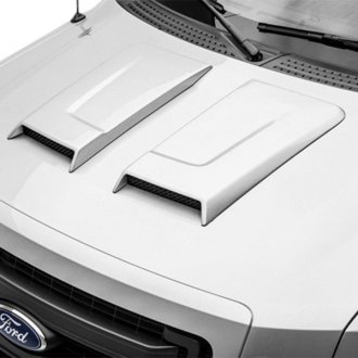 2013 Ford F-150 Custom Hoods | Carbon Fiber, Fiberglass — CARiD.com