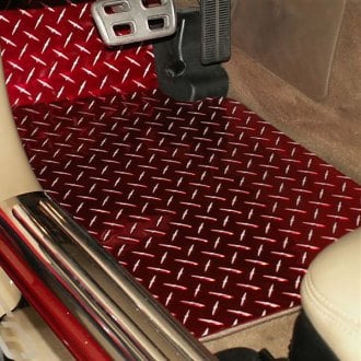 Aluminum Floor Mats - Diamond Plate, Simulated, Floor Boards