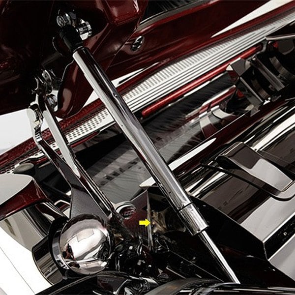 American Car Craft® 033059 - Plain Style Polished Radiator Cover with ...