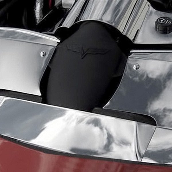 American Car Craft® 043034 - Plain Style Polished Radiator Cover