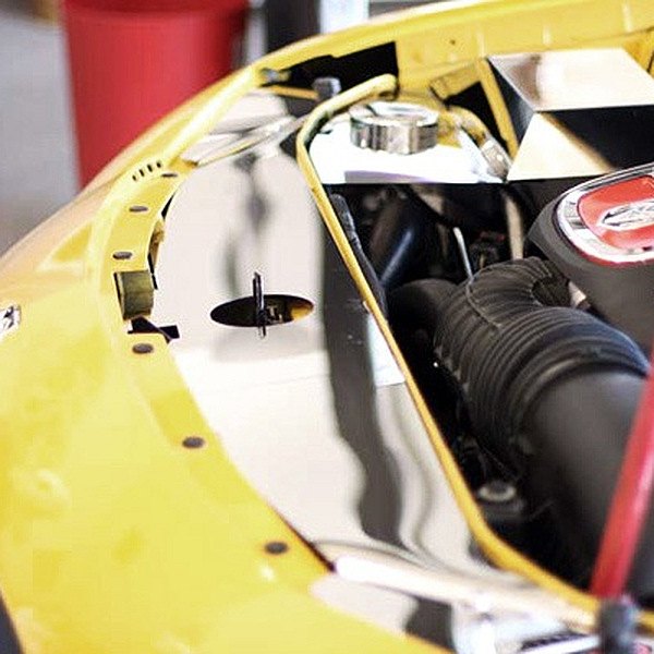 American Car Craft® 303024 - Polished Header Plate/Radiator Cover