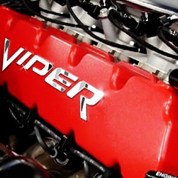 American Car Craft® 973017 - Polished Valve Cover Letters Set with ...