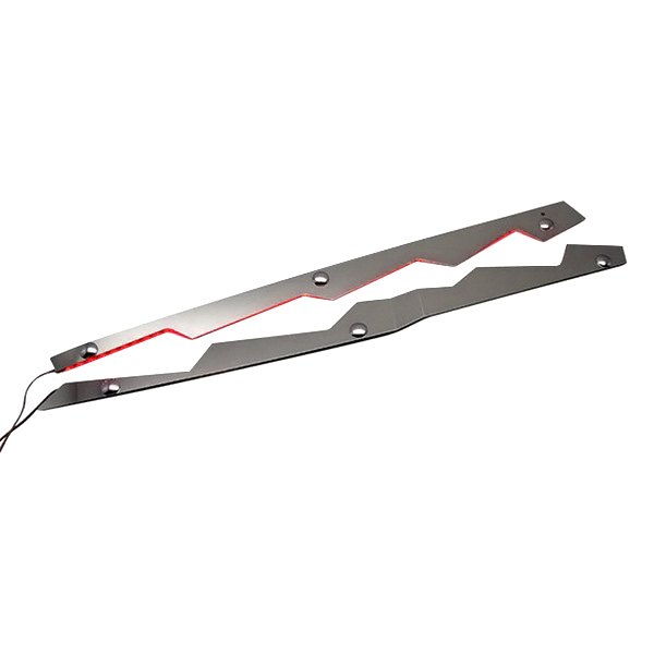 American Car Craft® 053062-RDL - Red Illuminated Polished Fender Caps