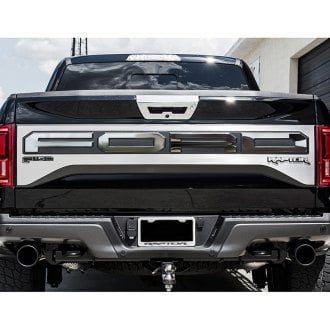 Ford F-150 Tailgate Trim - Chrome, Polished Stainless Steel