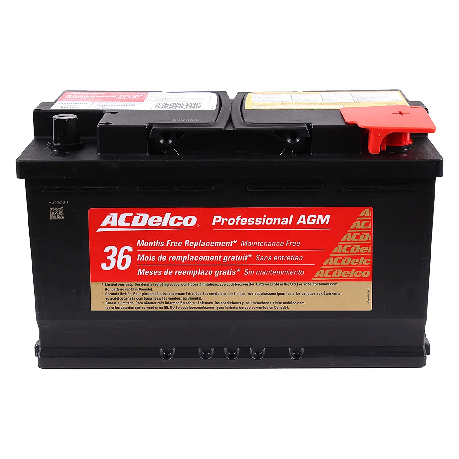 ACDelco® 94RAGMHR - Professional™ High Reserve AGM BCI Group 94R Battery