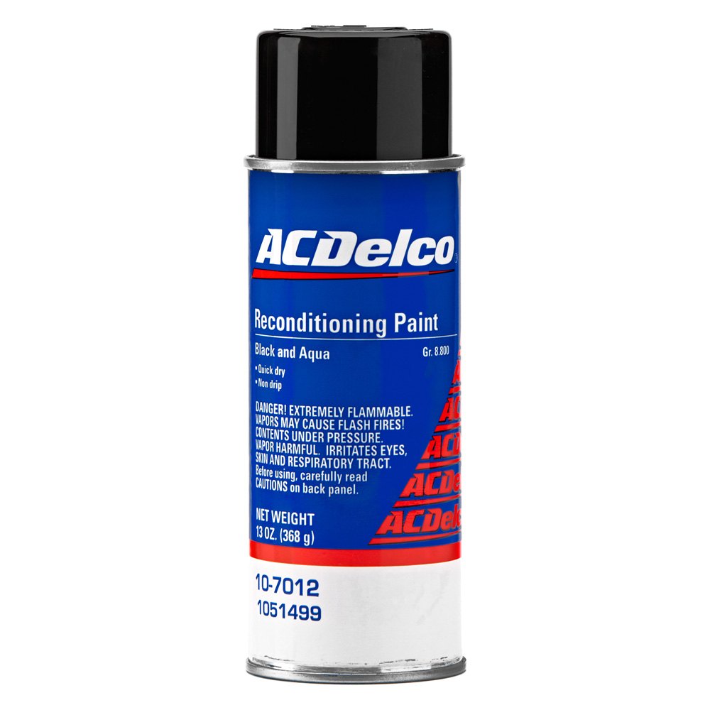 ACDelco® 10-7012 - 13 fl. oz. Black Aerosol Reconditioning Paint