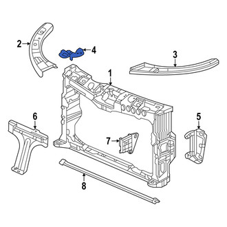Acura Integra Header Panel Brackets & Hardware — CARiD.com