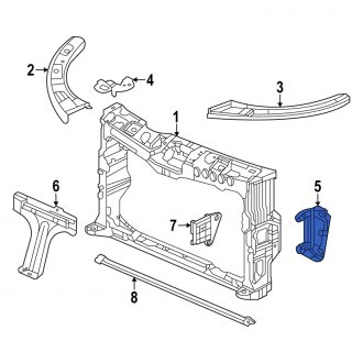 Acura Integra Header Panel Brackets & Hardware — CARiD.com