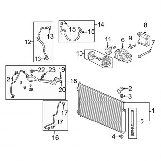 2010 Acura TL OEM A/C & Heating Parts - Systems | CARiD