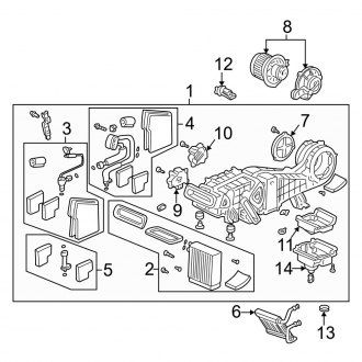2002 Acura MDX OEM A/C & Heating Parts | Systems — CARiD.com