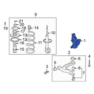 Acura MDX Steering Knuckles, Spindles & Parts — CARiD.com