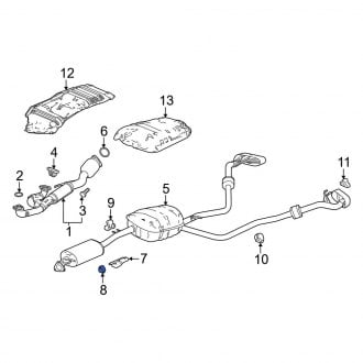 Acura MDX OEM Exhaust Parts | Systems, Tips, Pipes — CARiD.com