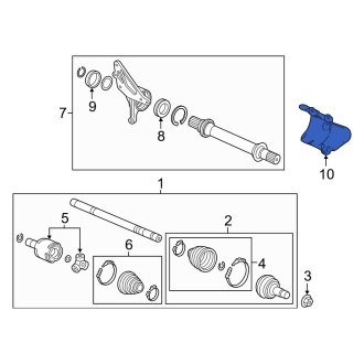 Acura MDX OEM Driveline & Axle Parts | Hubs, CV-Joints — CARiD.com