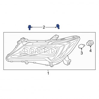 Acura CL OEM Headlight Components | CARiD