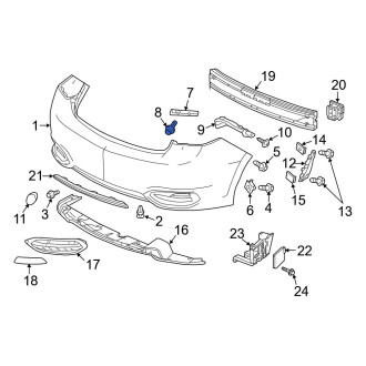 Acura Integra Bumper Brackets & Hardware | Front, Rear — CARiD.com