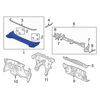 Acura Cowl Panels & Parts | Vent Grills, Screens — CARiD.com