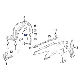 Acura ZDX Grille Brackets & Hardware — CARiD.com