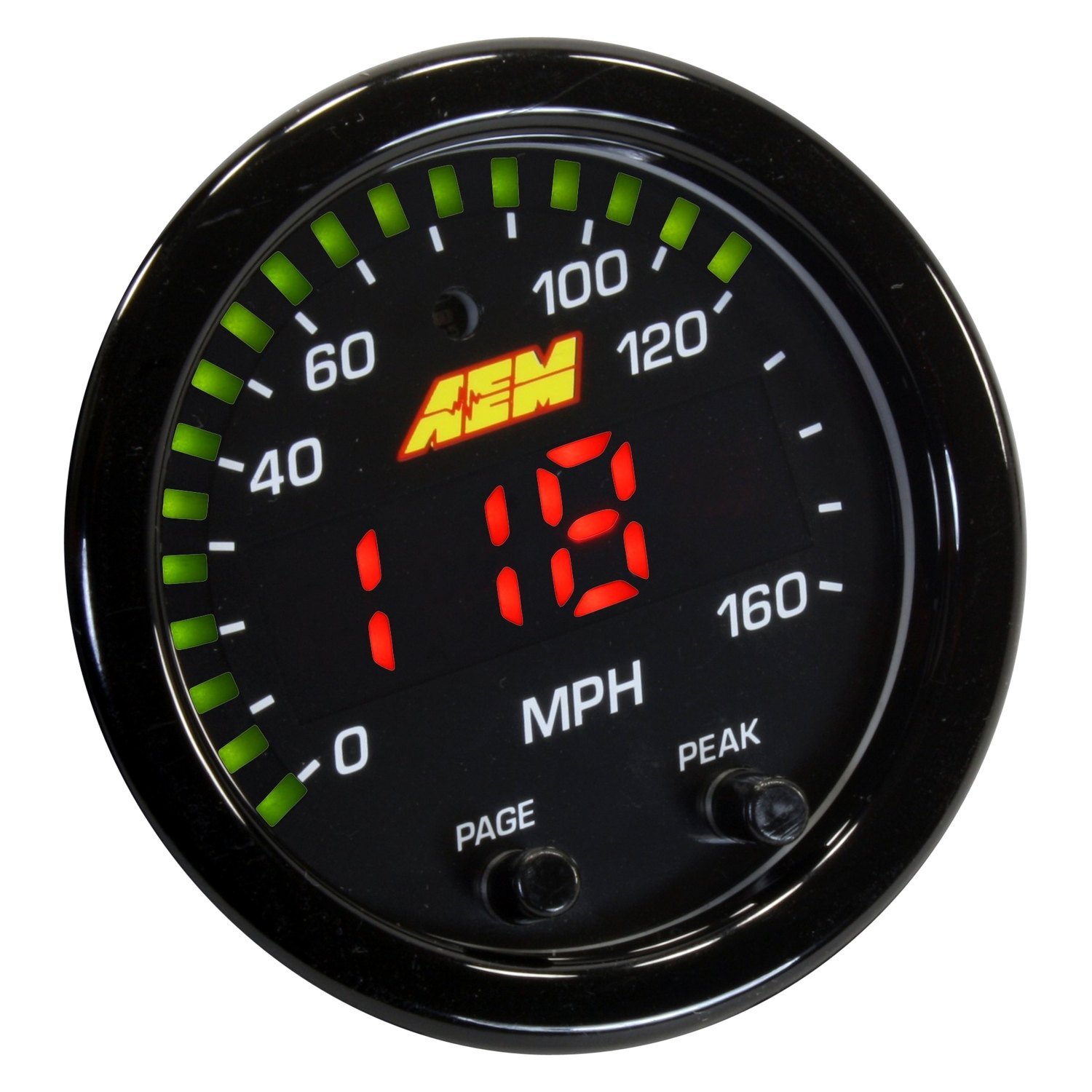 AEM Performance Electronics X Series 2 1 16 Speedometer Gauges