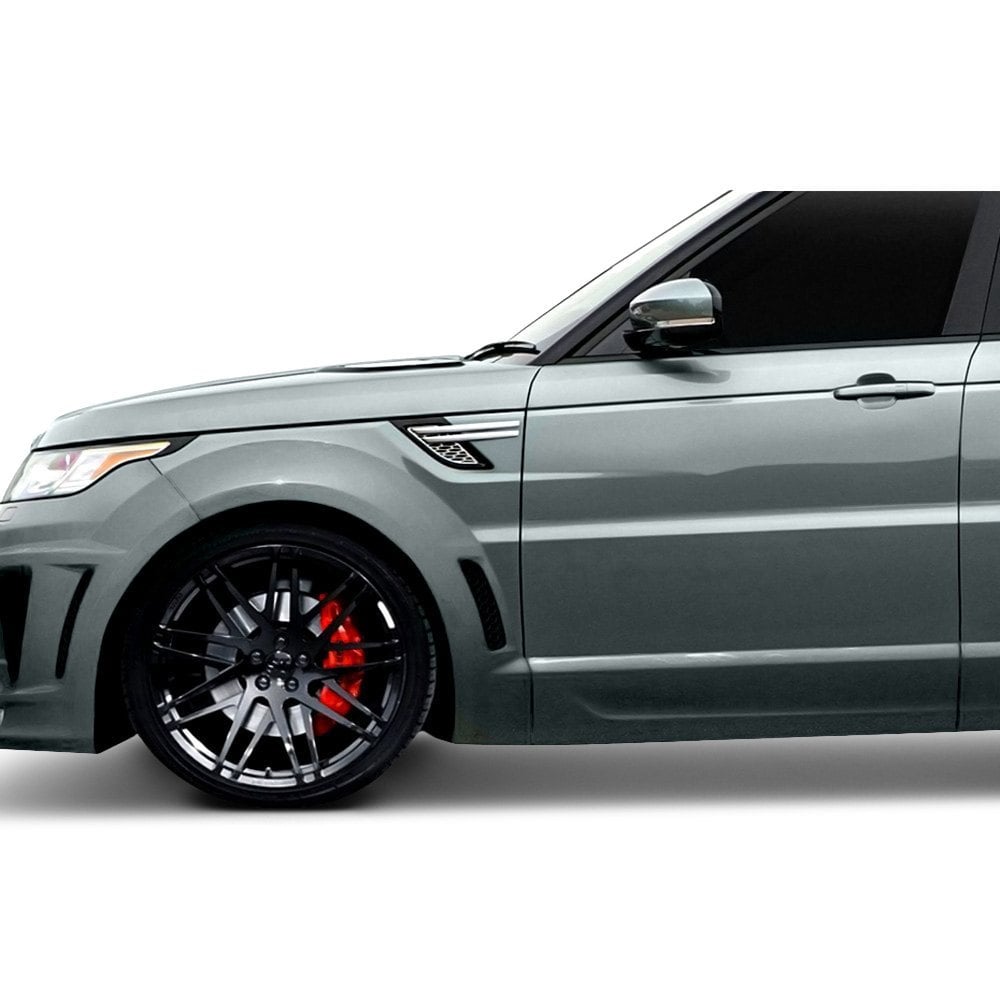 Aero Function® 112681 - AF-2 Style Wide Body Front Door Caps (Unpainted)