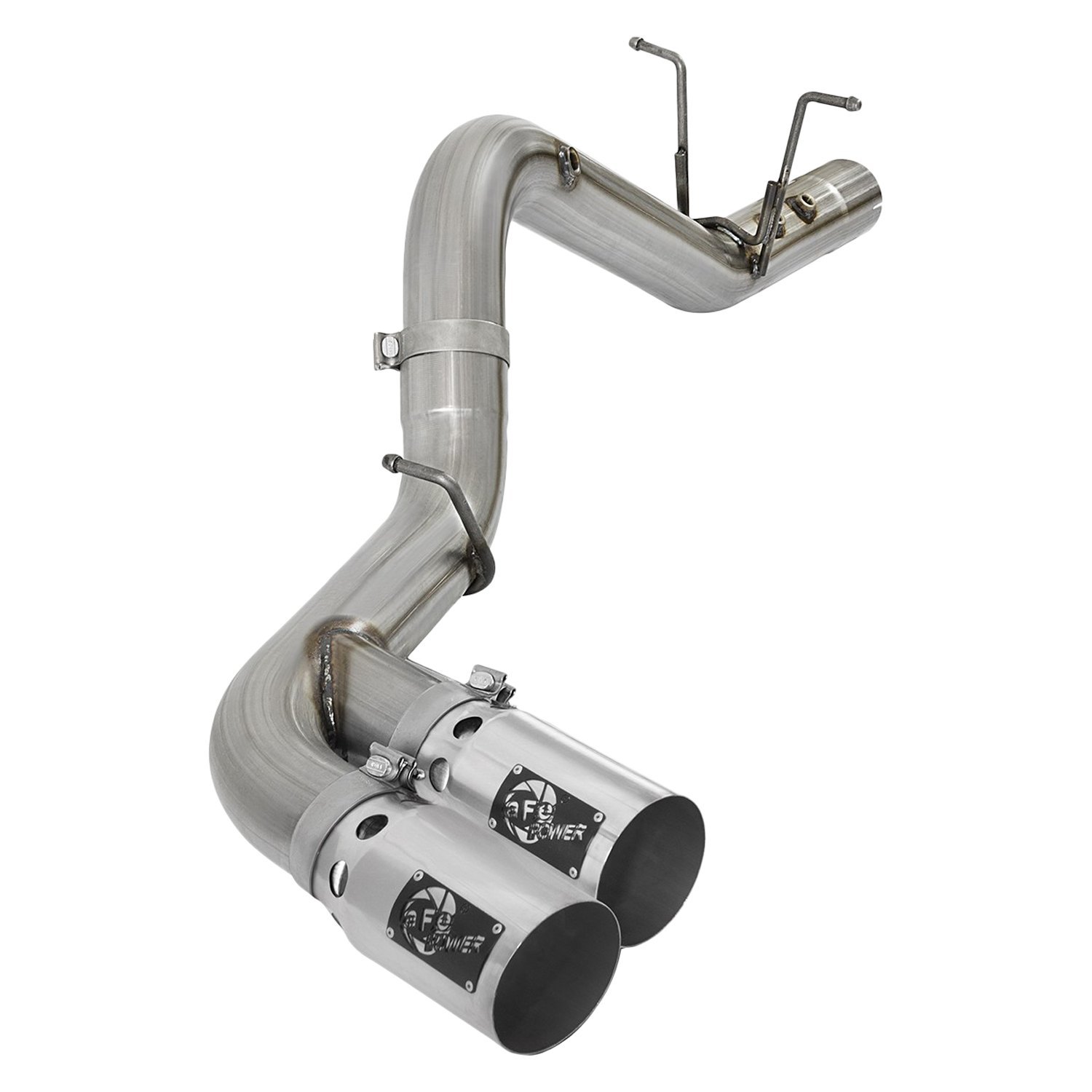 aFe® 49-44089-P - Rebel XD Series™ 409 SS DPF-Back Exhaust System with ...