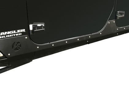 Affordable Offroad® jkarmor - Raw Rocker Panels