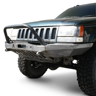 Jeep Grand Cherokee Custom 4x4 Off-Road Steel Bumpers | CARiD