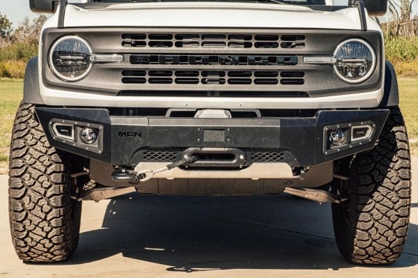 AFN 4x4 America® 48002762 - Full Width HD Black Front Bumper