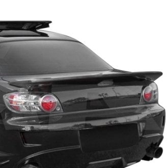 Mazda RX-8 Spoilers | Custom, Factory, Roof, Lip & Wing Spoilers
