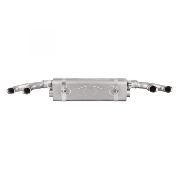 Akrapovic® S-PO/TI/6H - Slip-On Line Titanium Exhaust System with Quad ...