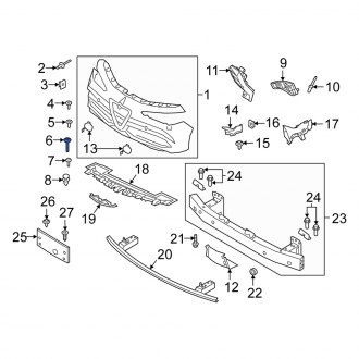 Alfa Romeo OEM Bumpers | Genuine Front & Rear Bumpers — CARiD.com