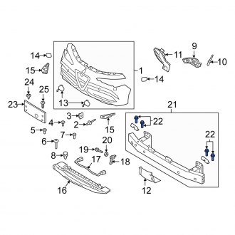 Alfa Romeo Giulia OEM Bumpers | Genuine Front & Rear Bumpers — CARiD.com
