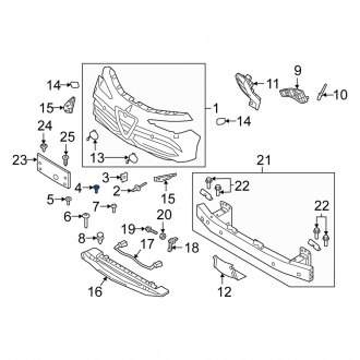 Alfa Romeo Giulia OEM Bumpers | Genuine Front & Rear Bumpers — CARiD.com
