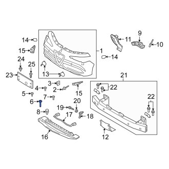Alfa Romeo OEM Bumpers | Genuine Front & Rear Bumpers — CARiD.com