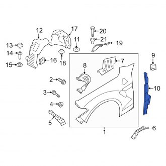 Alfa Romeo Giulia OEM Fenders | Factory Front & Rear Fenders — CARiD.com