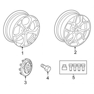 2022 Alfa Romeo Giulia OEM Wheels | Original Steel & Alloy Wheels ...