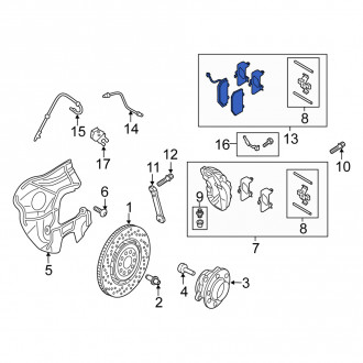 Alfa Romeo Stelvio OEM Brake Parts | Pads, Bleeders, Rotors — CARiD.com