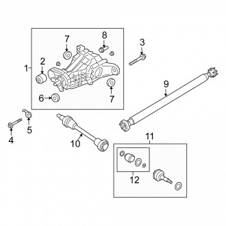 2022 Alfa Romeo Giulia OEM Driveline & Axle Parts | Hubs — CARiD.com