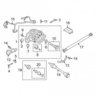 2022 Alfa Romeo Giulia OEM Driveline & Axle Parts | Hubs — CARiD.com