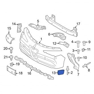 Alfa Romeo OEM Bumpers | Genuine Front & Rear Bumpers — CARiD.com