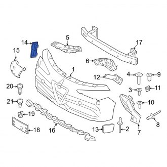 Alfa Romeo OEM Bumpers | Genuine Front & Rear Bumpers — CARiD.com