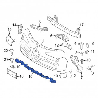 Alfa Romeo Stelvio OEM Bumpers | Genuine Front & Rear Bumpers — CARiD.com