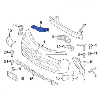 Alfa Romeo Stelvio OEM Bumpers | Genuine Front & Rear Bumpers — CARiD.com