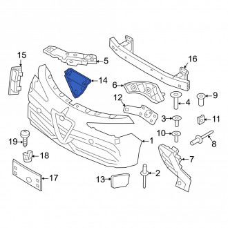 Alfa Romeo Stelvio OEM Bumpers | Genuine Front & Rear Bumpers — CARiD.com