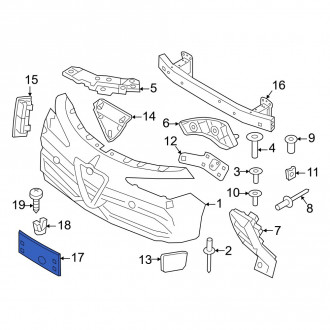 Alfa Romeo Stelvio OEM Bumpers | Genuine Front & Rear Bumpers — CARiD.com