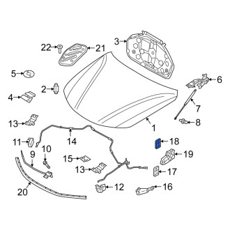 Alfa Romeo Giulia Hood Release Cables & Handles — CARiD.com