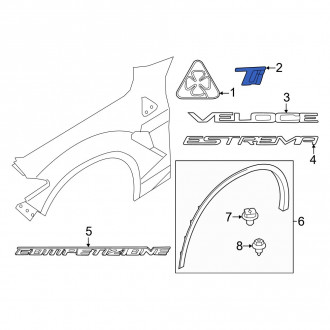 Alfa Romeo OEM Fenders | Factory Front, Rear, Inner Fenders — CARiD.com