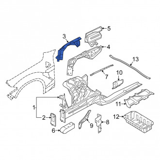 Alfa Romeo Stelvio Replacement Chassis Frames & Rails - CARiD.com