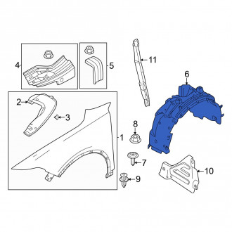 Alfa Romeo Inner Fenders | Wells, Liners, Splash Shields — CARiD.com