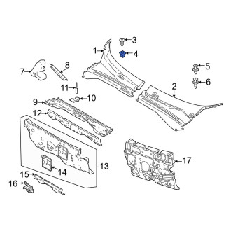 Alfa Romeo Tonale Replacement Hood Hardware — CARiD.com