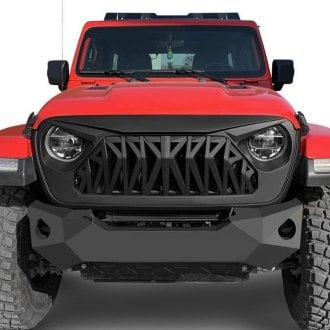 Jeep Custom Grilles - Billet, Mesh, CNC, LED, Chrome, Black
